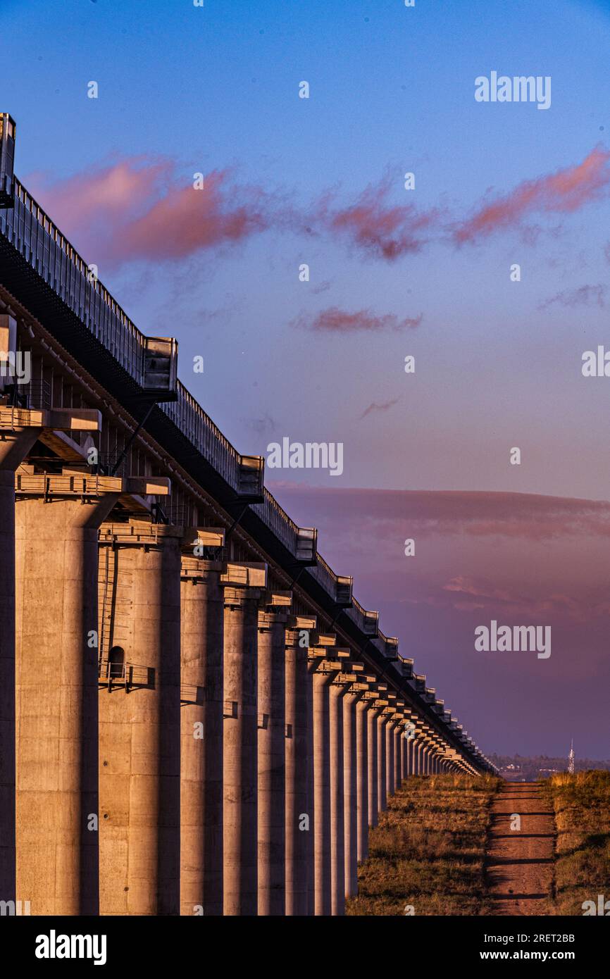 Nairobi National Park Kenya Standard Gauge Railway Line SGR Bridge ...