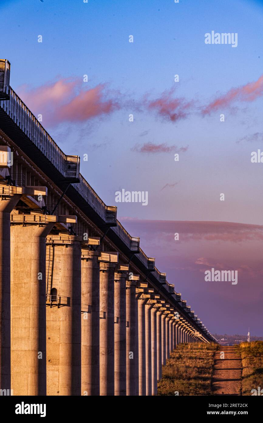 Nairobi National Park Kenya Standard Gauge Railway Line SGR Bridge ...