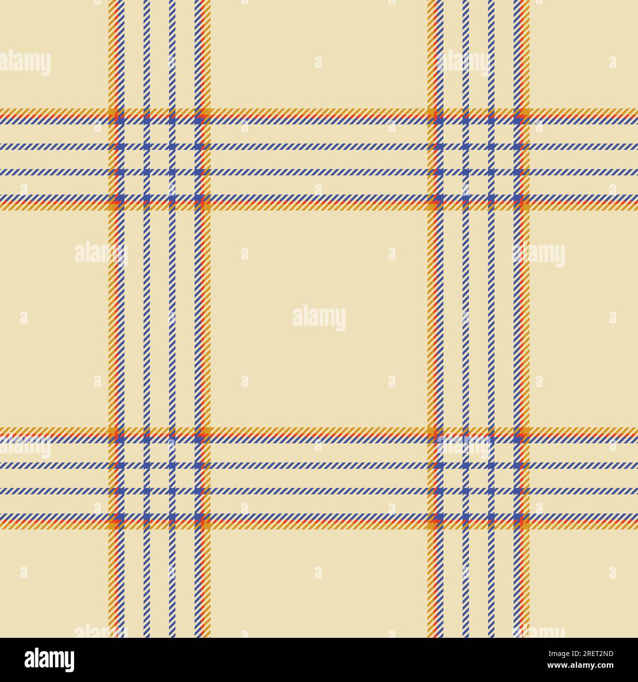 Plaid seamless pattern in yellow. Check fabric texture. Vector textile ...