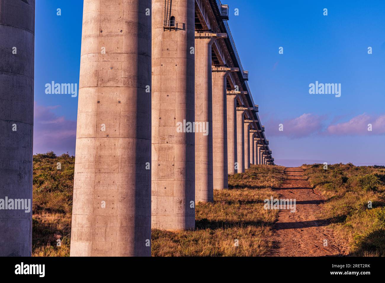 Nairobi National Park Kenya Standard Gauge Railway Line SGR Bridge ...