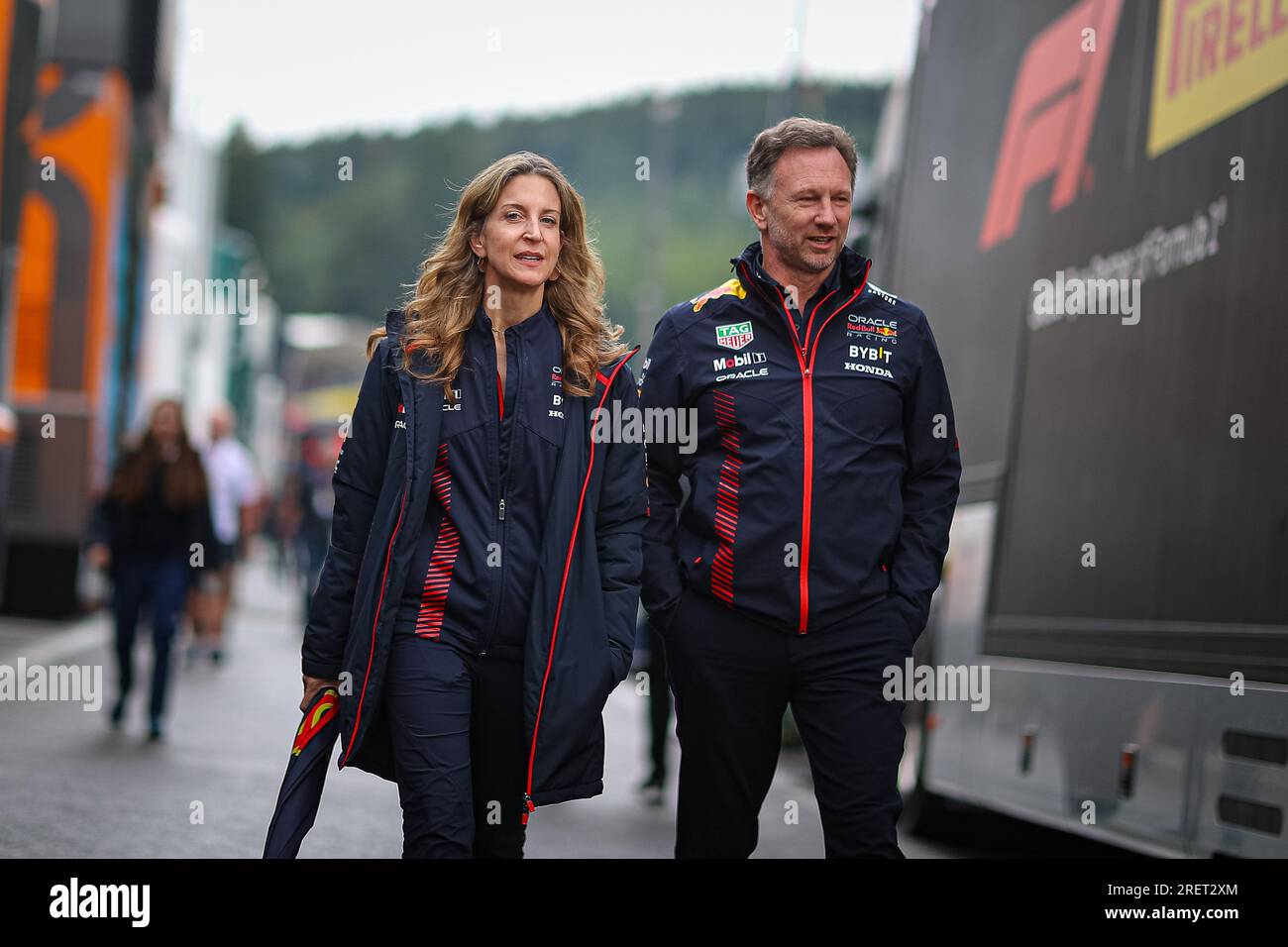 Christian Horner Team Principal at Oracle Red Bull Racing during the ...