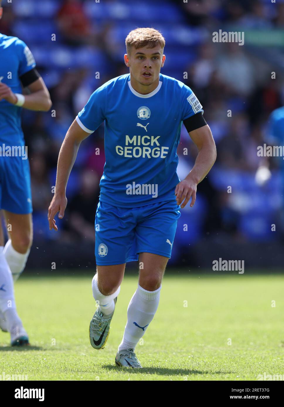 Peterborough, UK. 29th July, 2023. Archie Collins (PU) at the ...