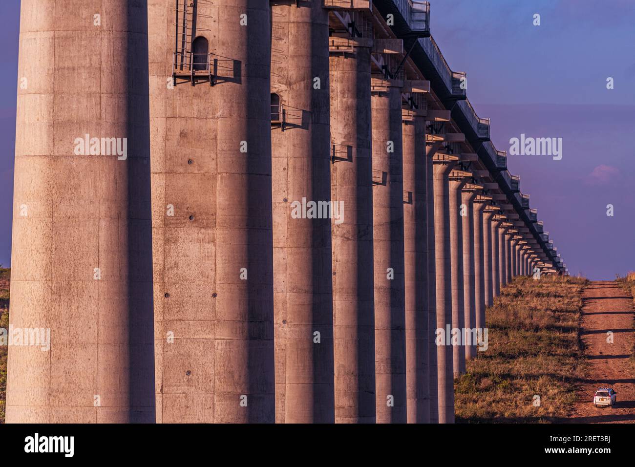 Nairobi National Park Kenya Standard Gauge Railway Line SGR Bridge ...