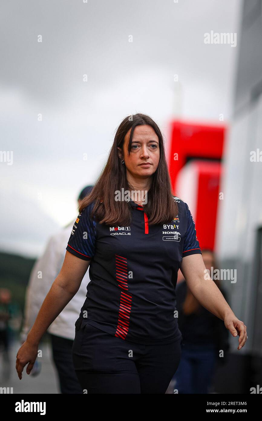 Hannah Schmitz strategist director at Oracle Red Bull Racing during the ...