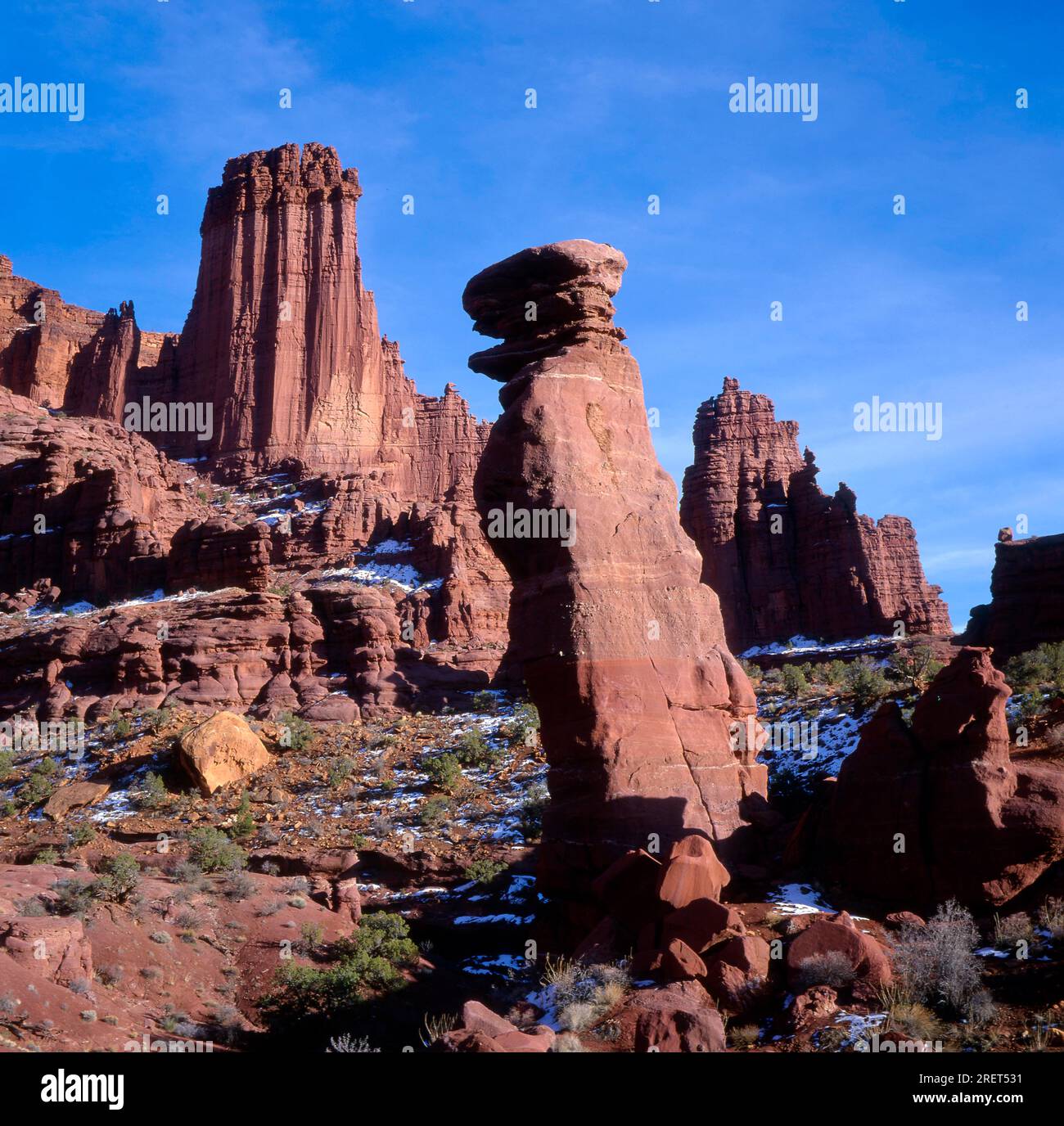 Fisher Towers, near Moab, Utah, USA Stock Photo - Alamy