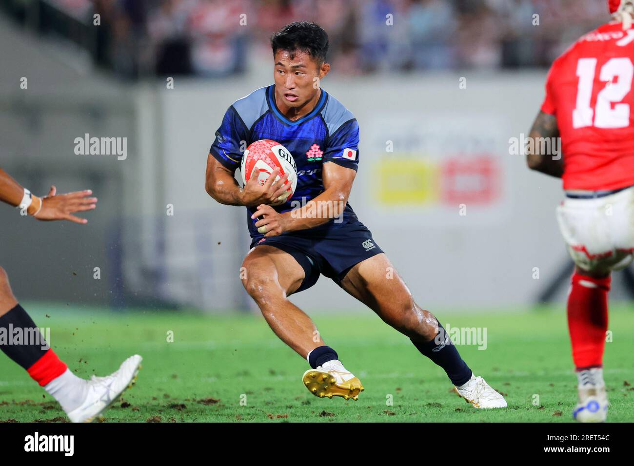 Osaka, Japan. 29th July, 2023. Tomoki Osada (JPN) Rugby : LipovitanD Challenge Cup 2023, Rugby ...