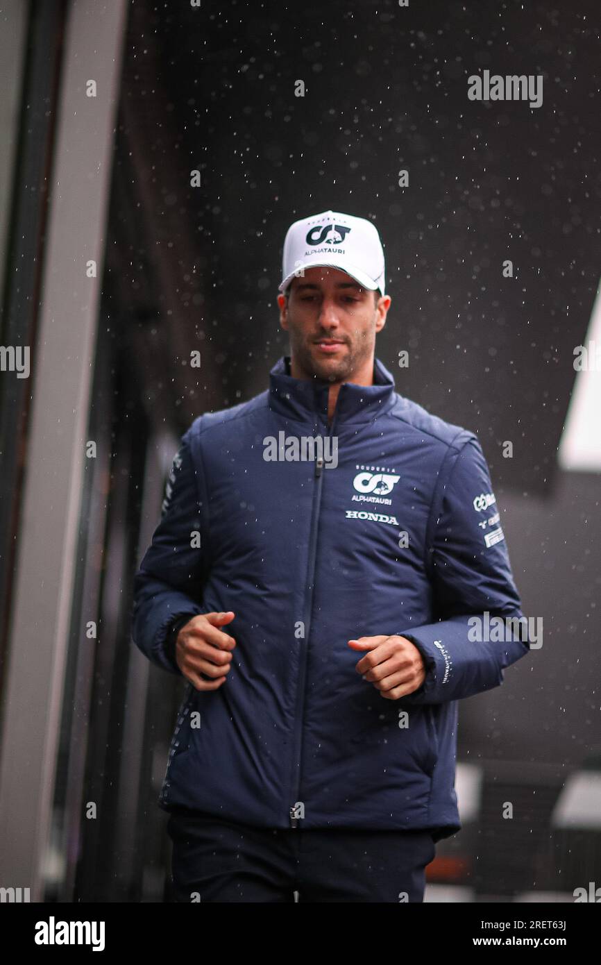 #03 Daniel Ricciardo, (AUS)Alpha Tauri, Honda during the Belgian GP ...