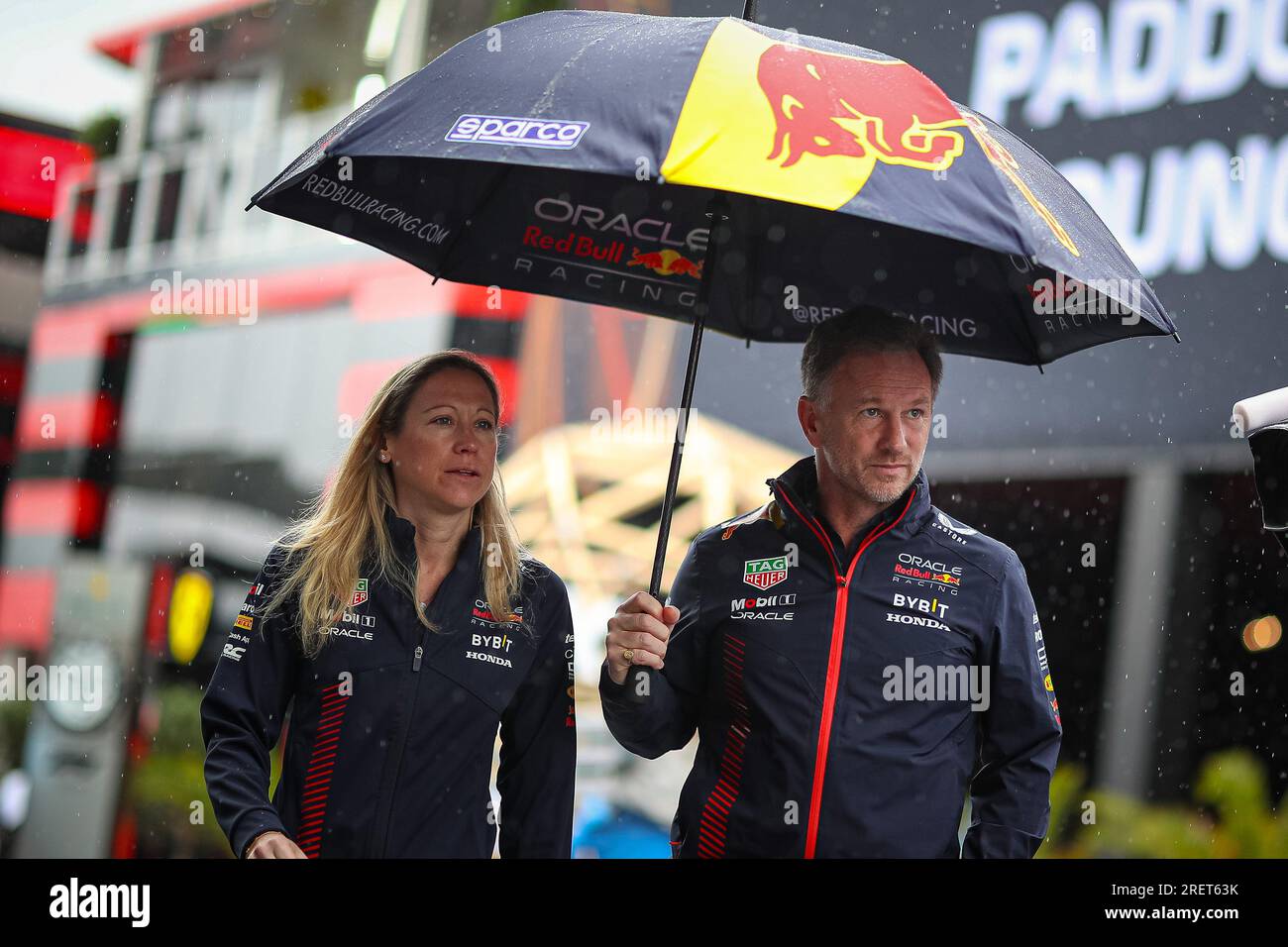 Christian Horner Team Principal at Oracle Red Bull Racing during the ...