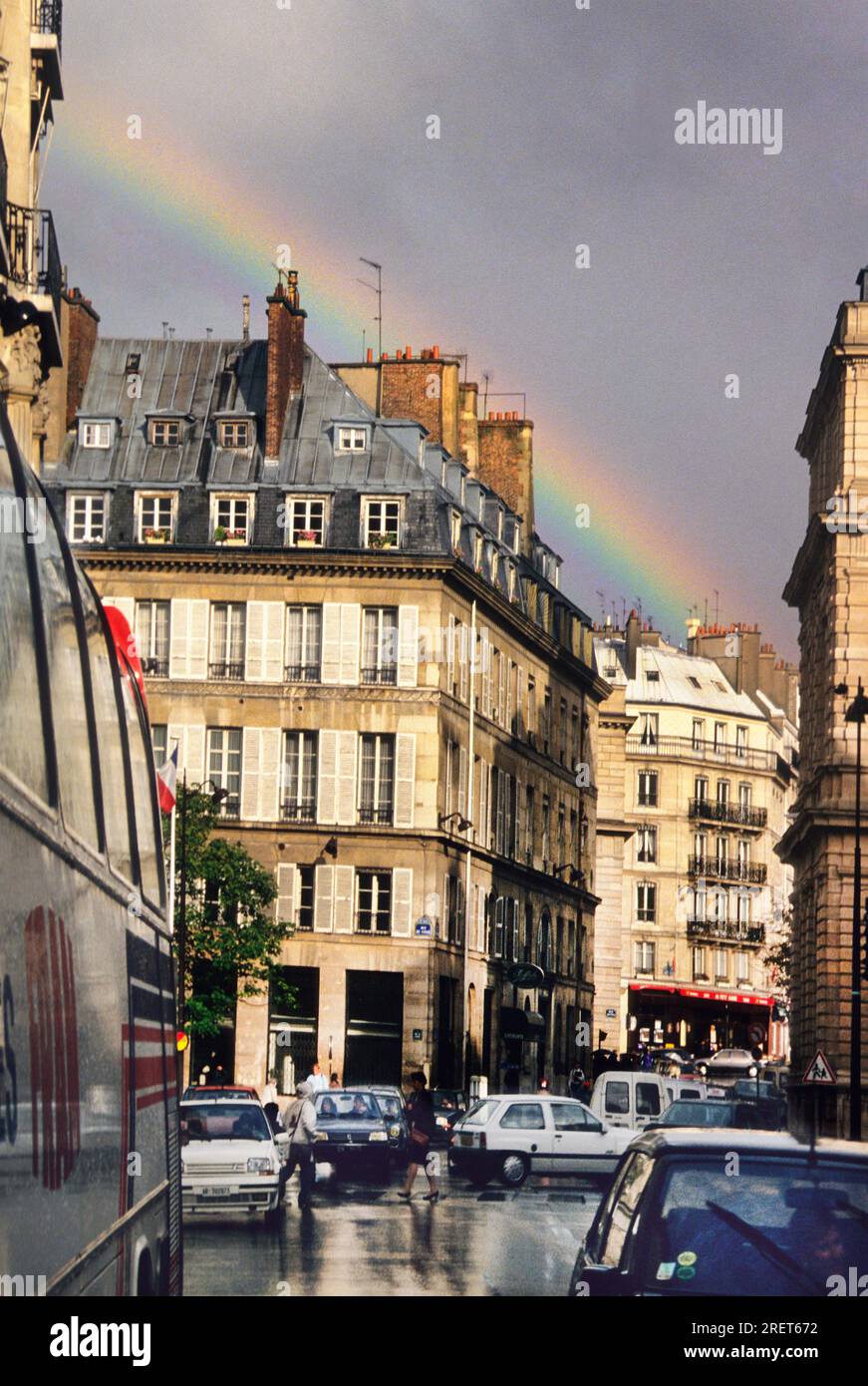 Rainbow latin quarter paris hi-res stock photography and images - Alamy