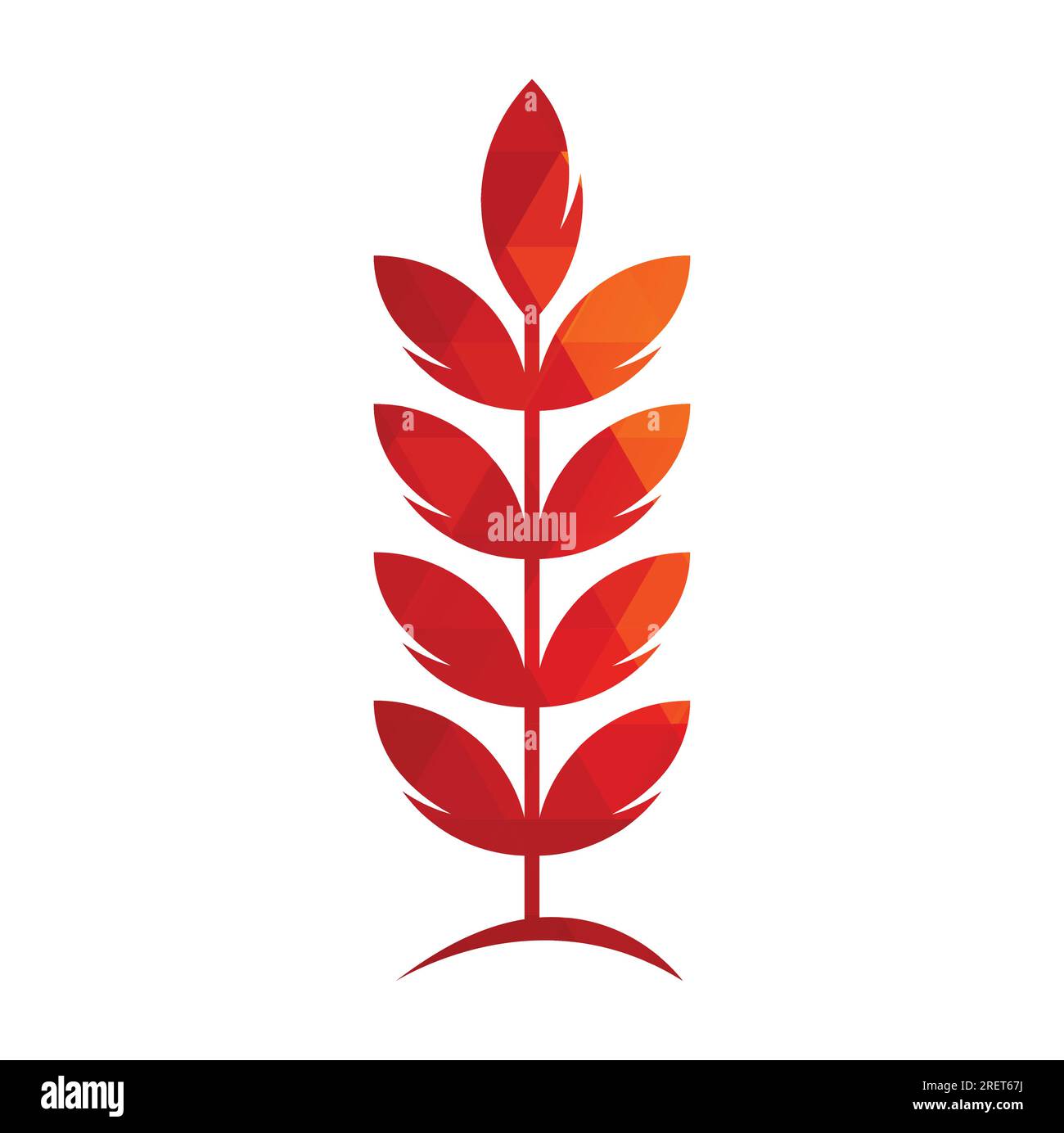 wheat grain icon vector logo design. Simple wheat / grain vector icon ...