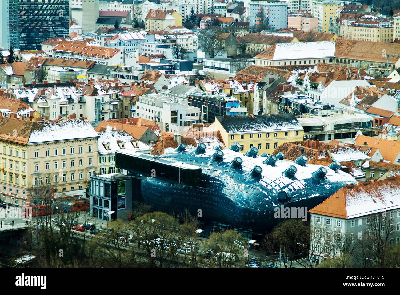 Graz modern architecture hi-res stock photography and images - Alamy