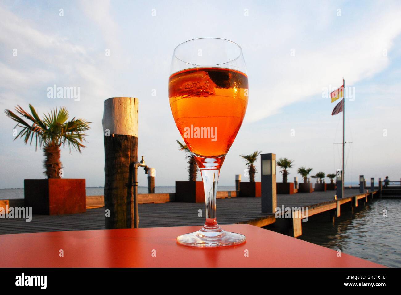 Aperol Spritz at the beach Stock Photo - Alamy