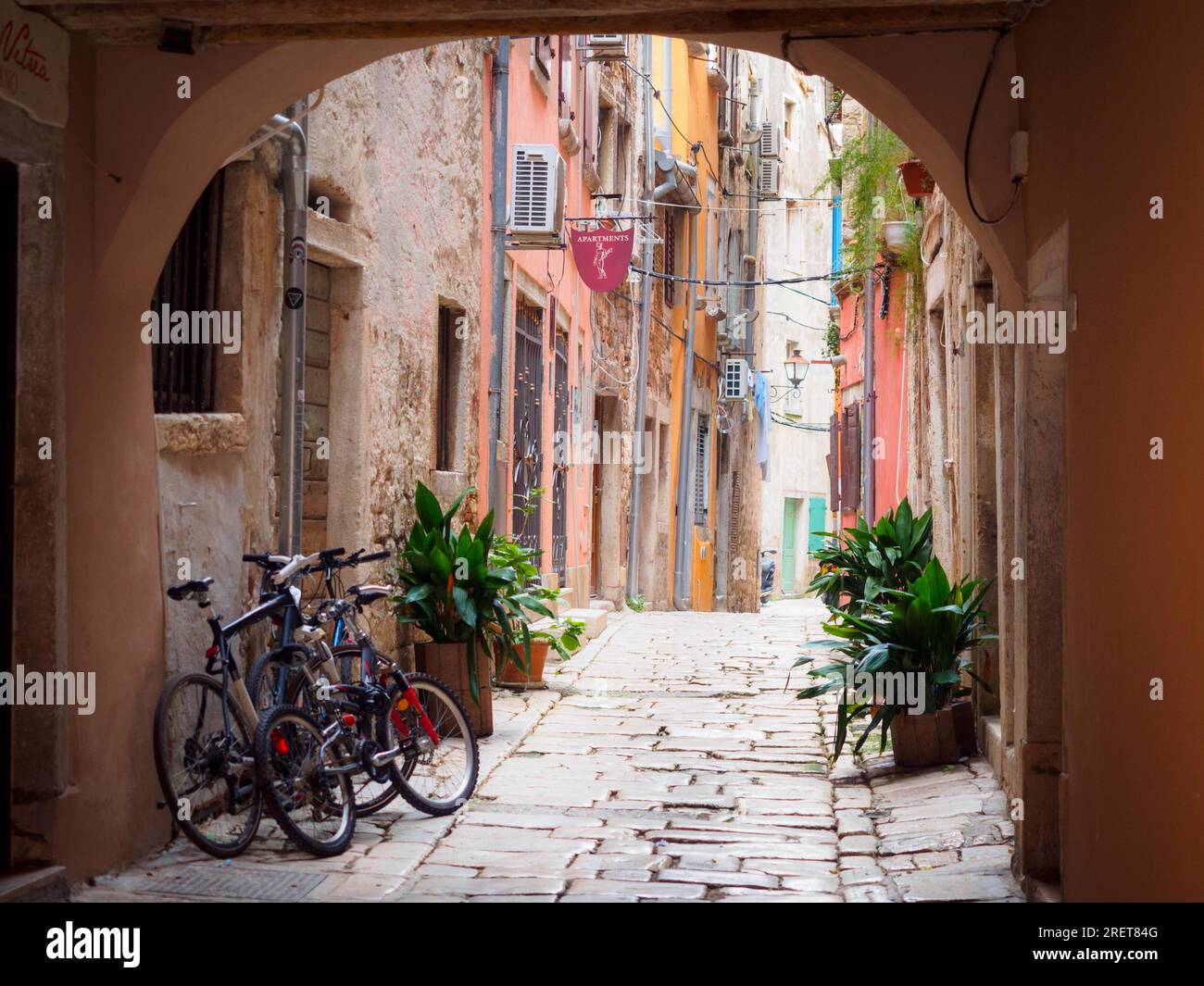 Old town of rovinj croatia Stock Photo - Alamy