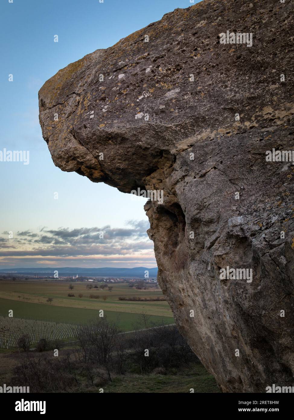 Rock on a hill hi-res stock photography and images - Alamy