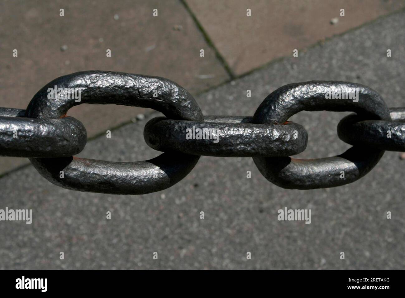 Chain link barricade hi-res stock photography and images - Alamy