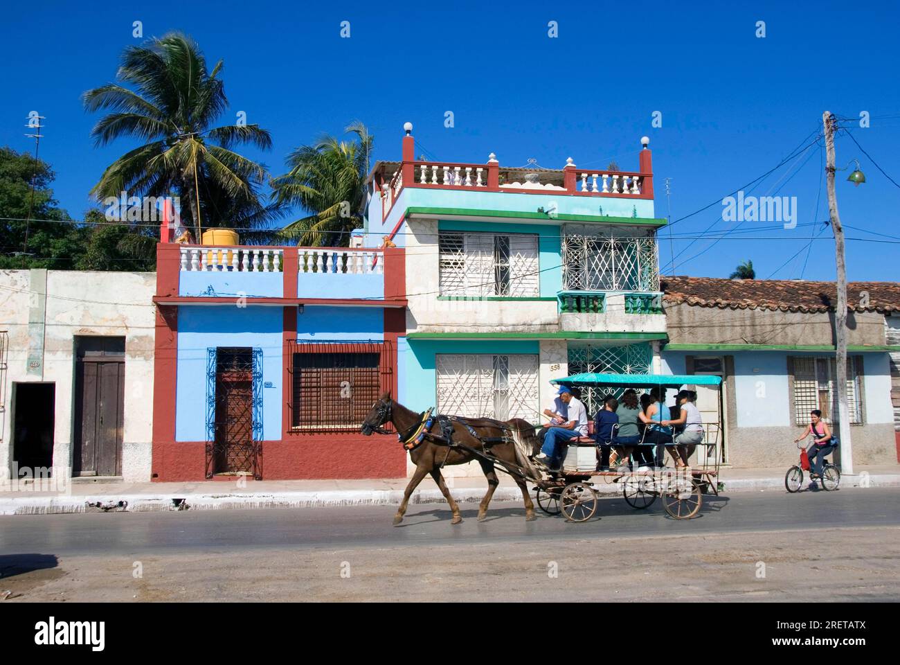 Horse-drawn carriage, Cardenas, Cuba Stock Photo - Alamy