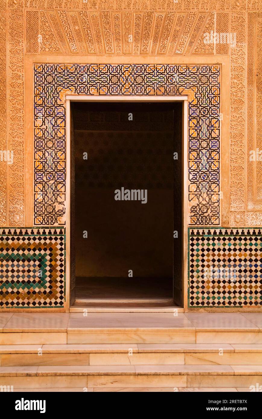 The Golden Room, Royal Palace, Alhambra, Granada, Andalusia, Spain ...