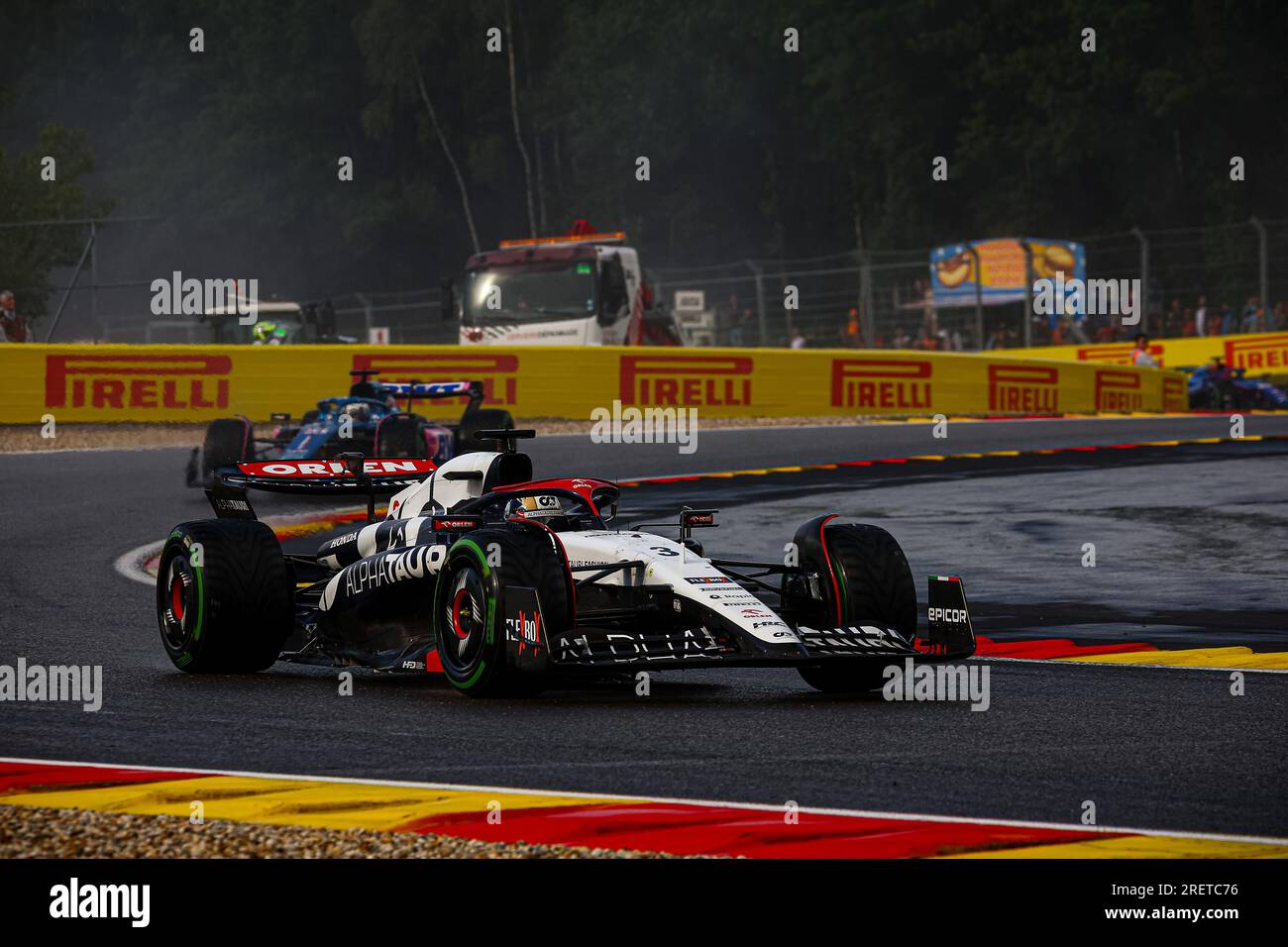 #03 Daniel Ricciardo, (AUS)Alpha Tauri, Honda during the Belgian GP ...
