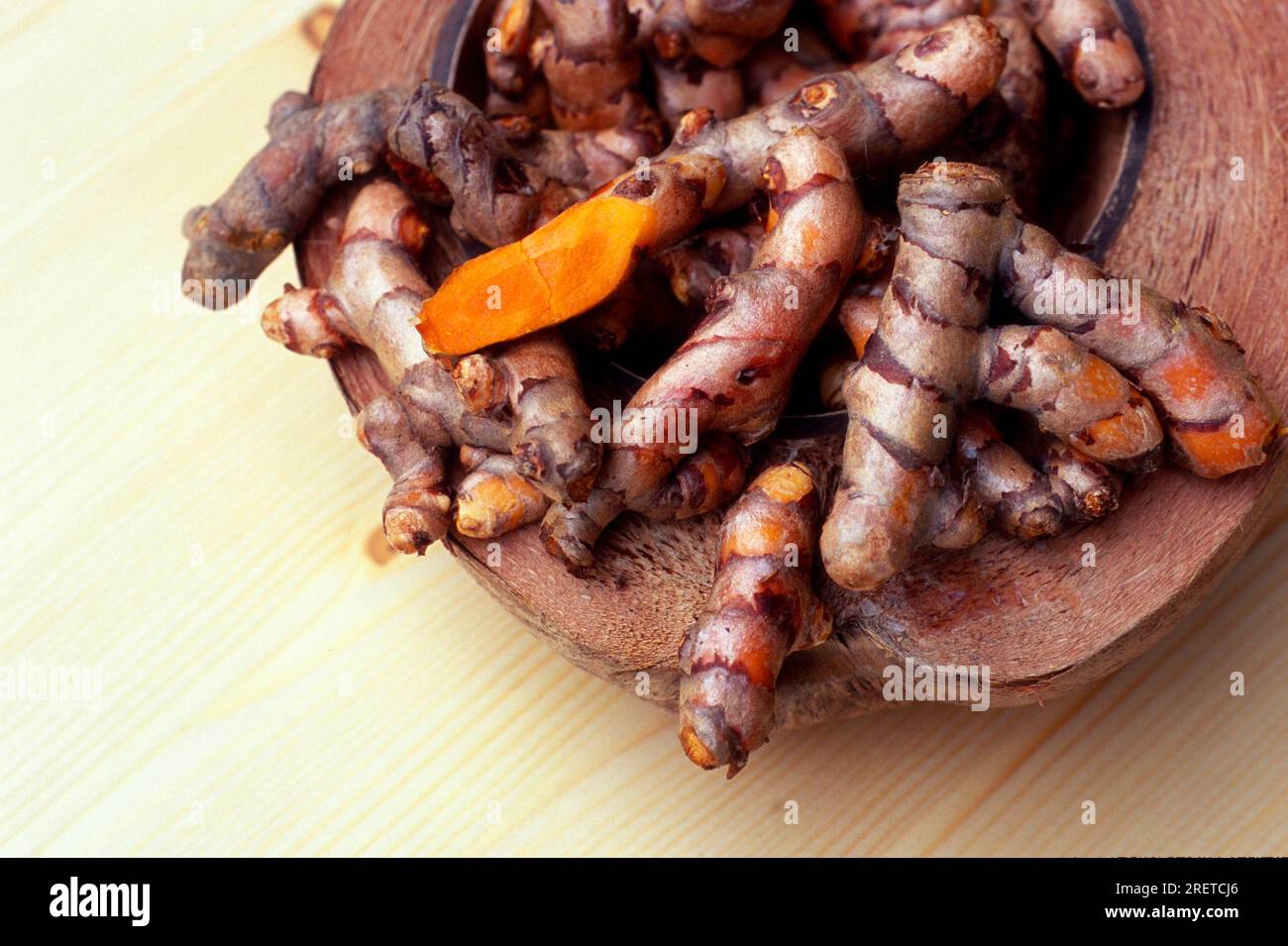 Turmeric (Curcuma longa) turmeric, turmeric root Stock Photo - Alamy