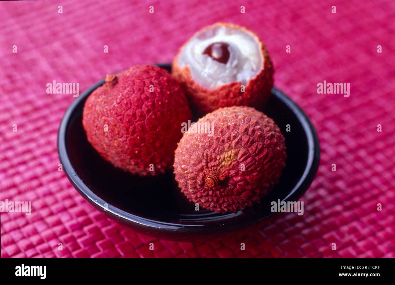 Lychee fruits litchi chinensis hi-res stock photography and images - Alamy