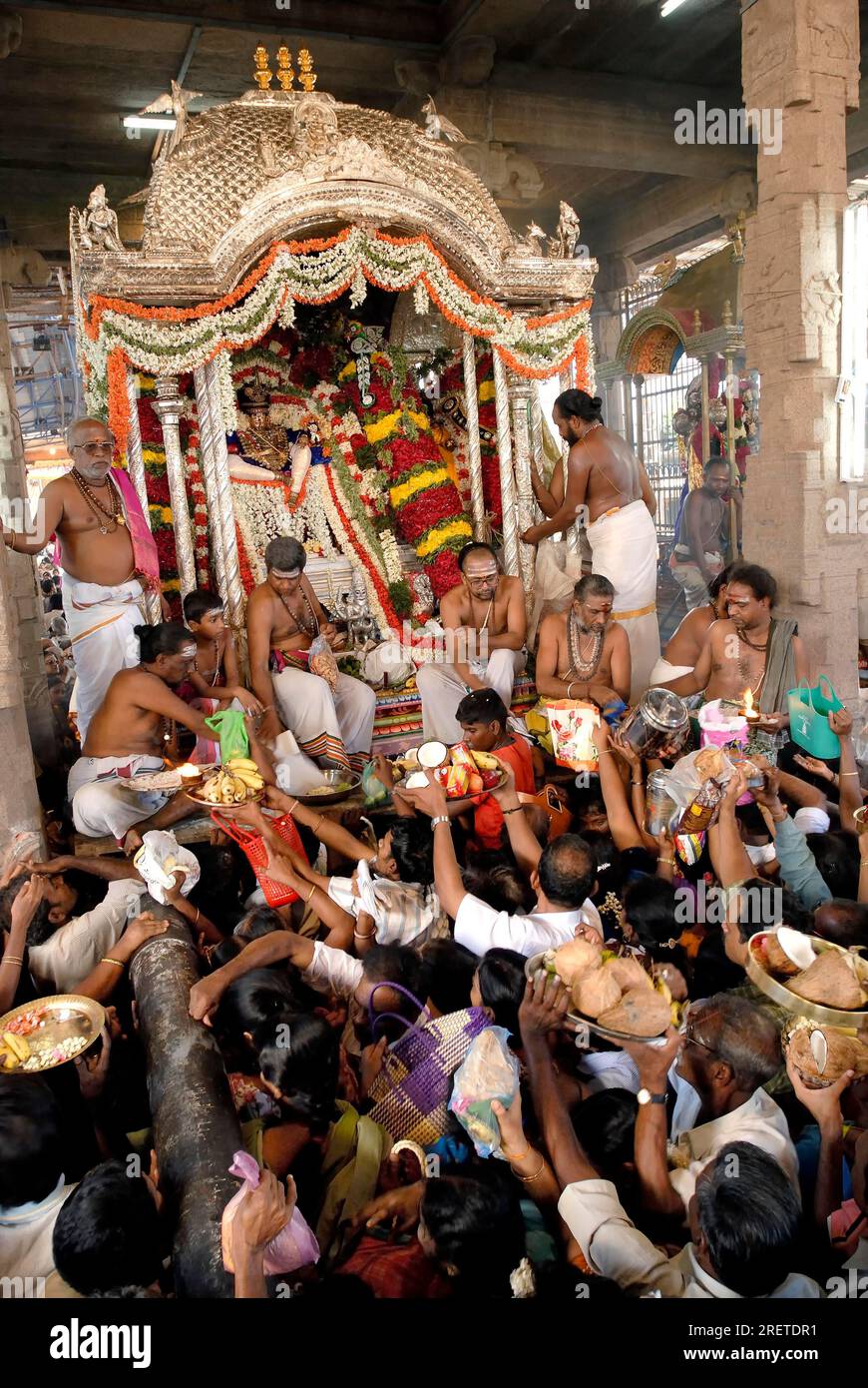 Procession with deity hi-res stock photography and images - Alamy