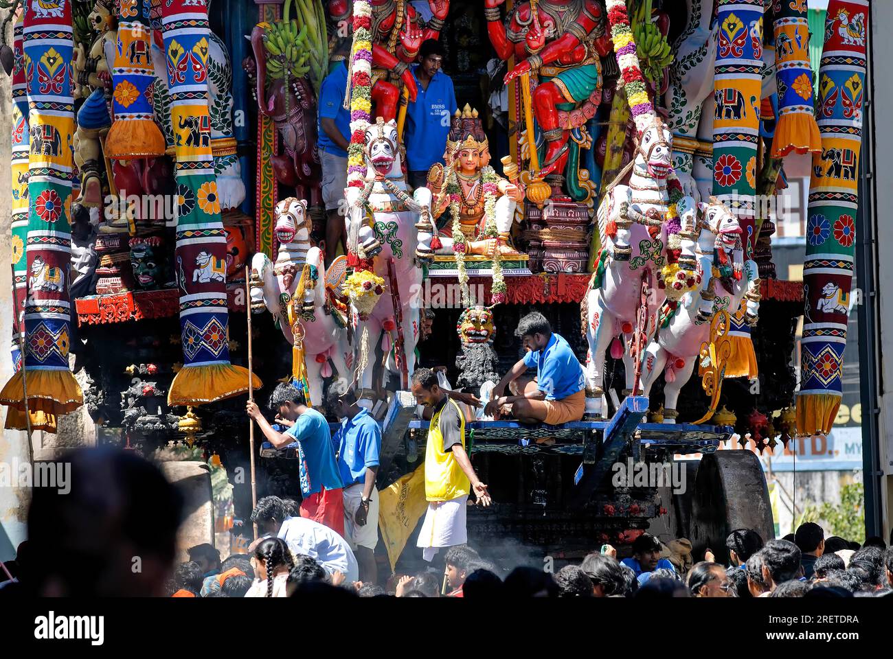 Temple Chariot festival in Kapaleeswarar temple at Mylapore in Chennai ...