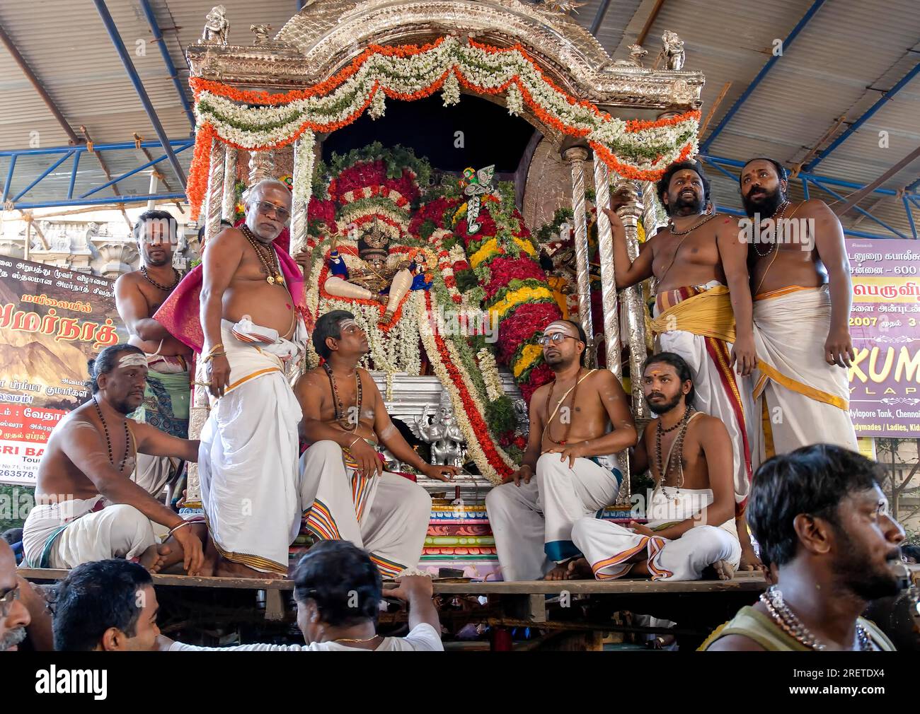 Procession with deity hi-res stock photography and images - Alamy