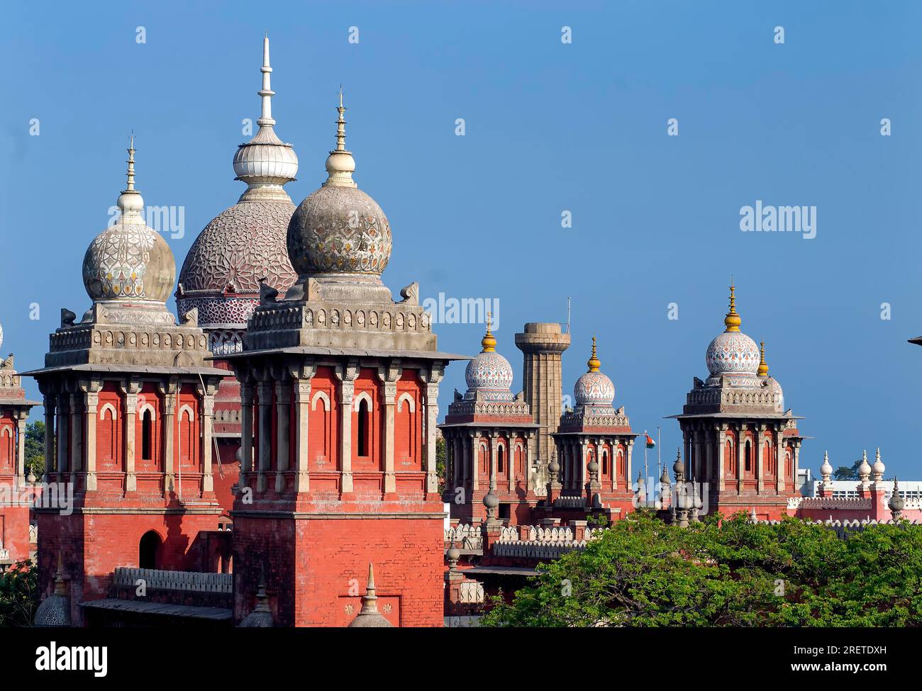 The Madras High Court, Chennai, Indo Saracenic style of architecture, Chennai, Tamil Nadu, India ...