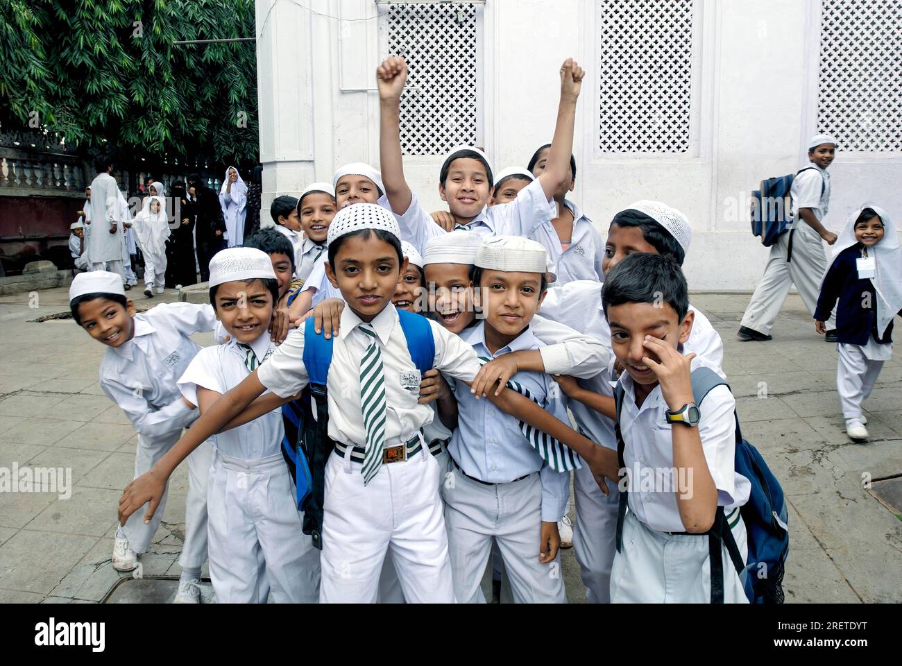Arabic School children at Jamia Masjid in Bengaluru Bangalore ...