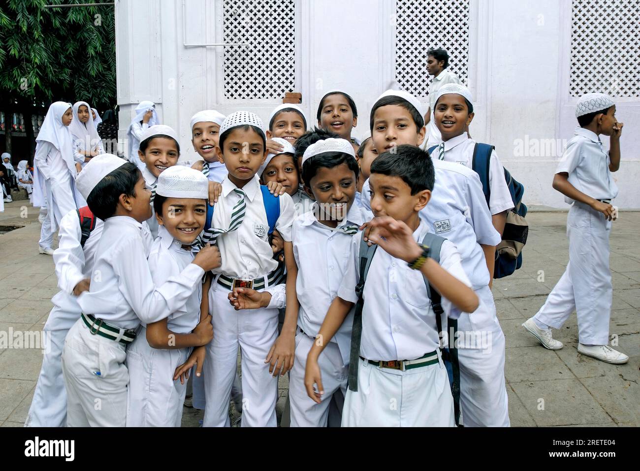 Arabic School children at Jamia Masjid in Bengaluru Bangalore ...