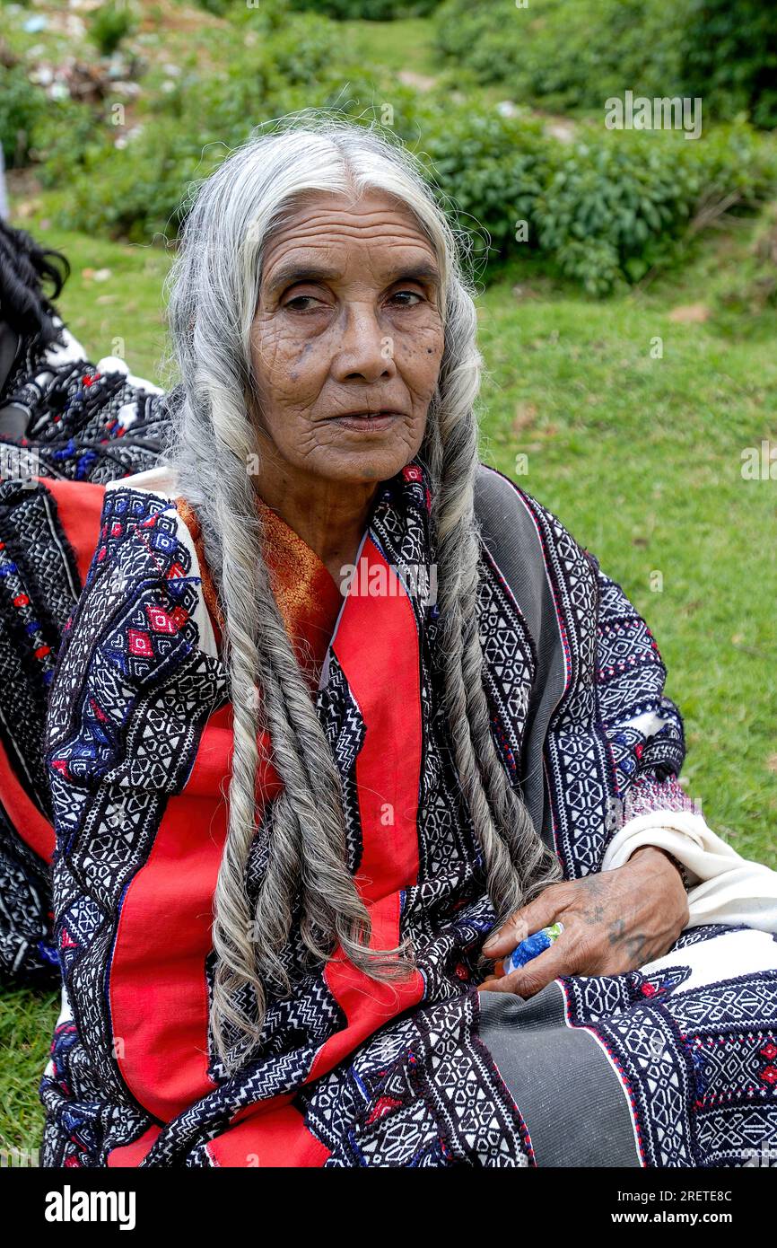 Todas elder, one of the great aboriginal tribes of India, Nilgiris ...