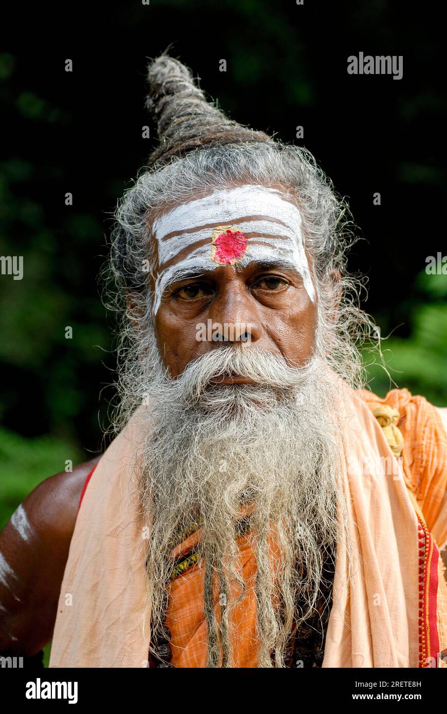 Hindu Sadhu Saint Ascetic holy man at Murugan temple in ...