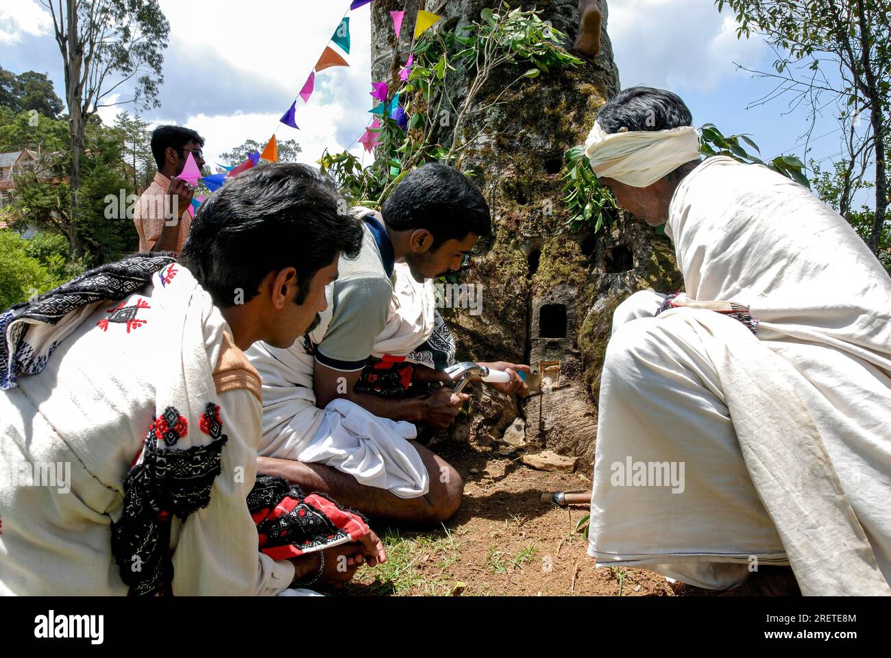 Toda Marriage, Nilgiris, Ooty Udhagamandalam, Tamil Nadu, South India ...
