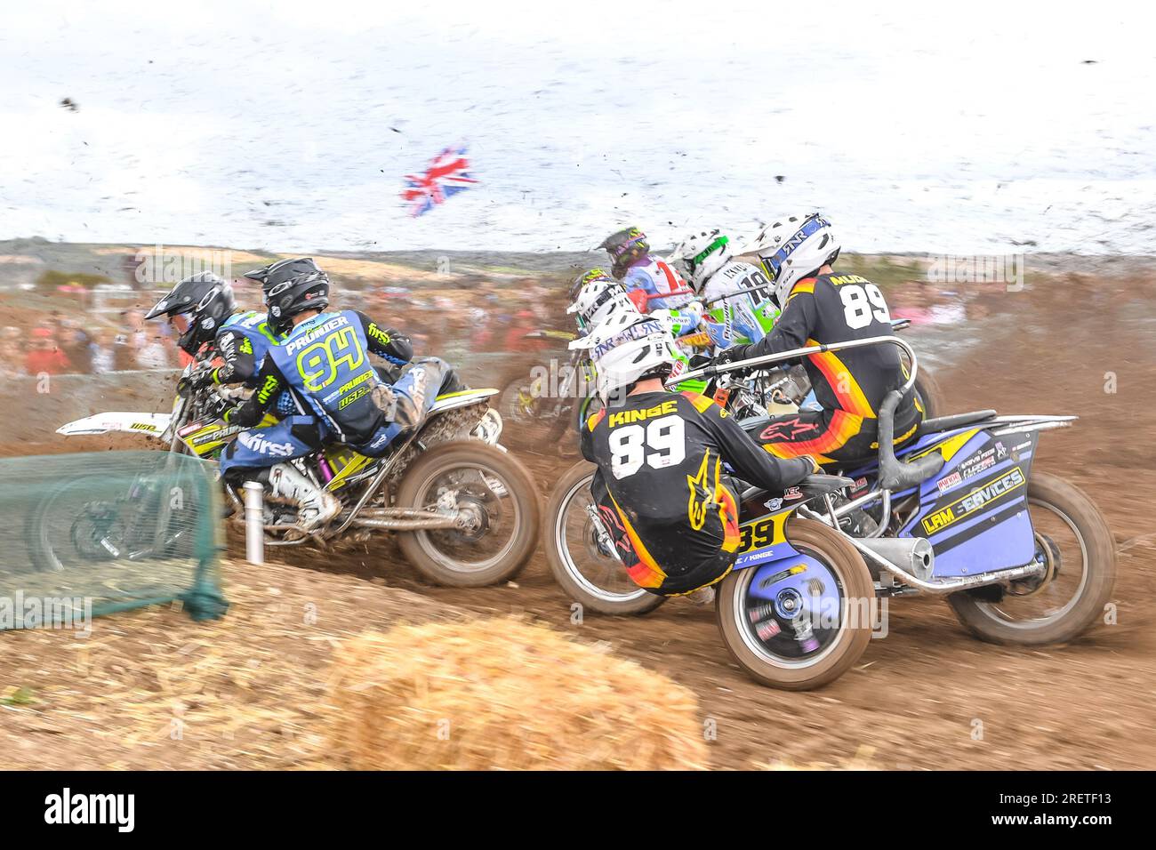 Salisbury, UK. 29th July 2023. The start of the first qualifying race ...