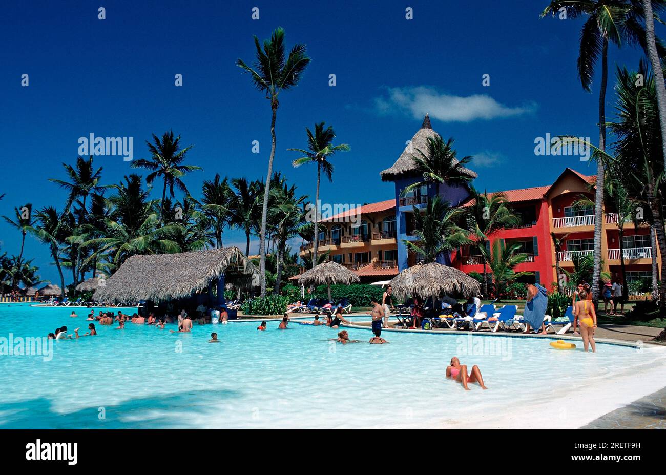 Swimming Pool, Princess Club Hotel, Punta Cana, Caribbean, Swimming ...