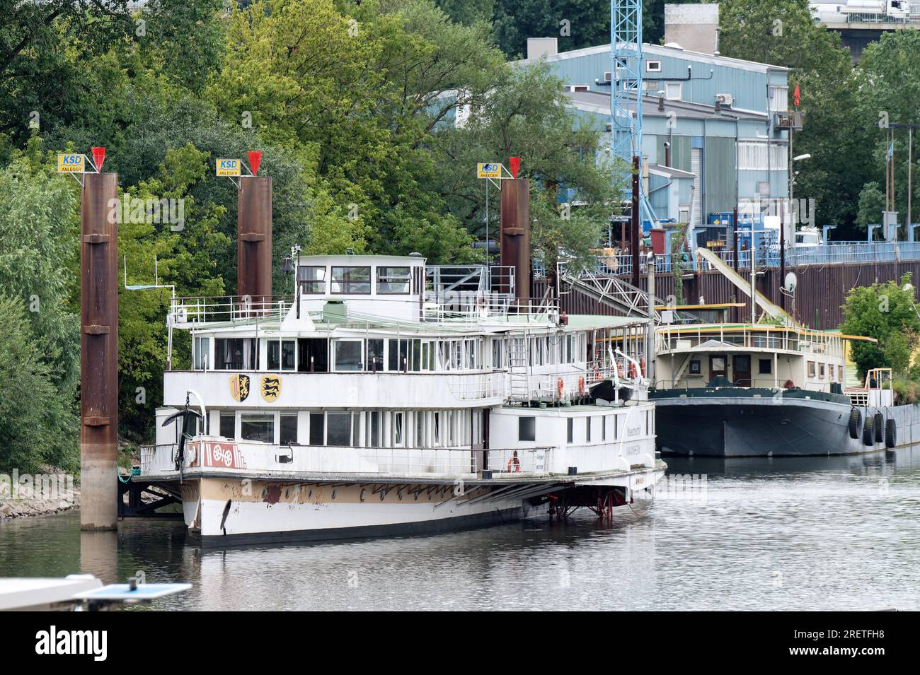 Cologne Germany July 28 2023: the historic excursion paddle steamer ...