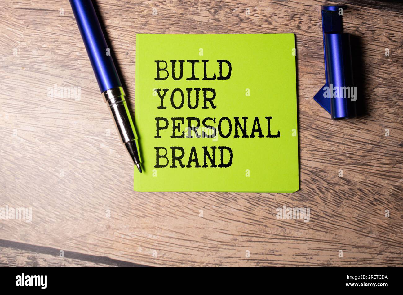 Build your personal brand symbol. Concept words Build your personal ...