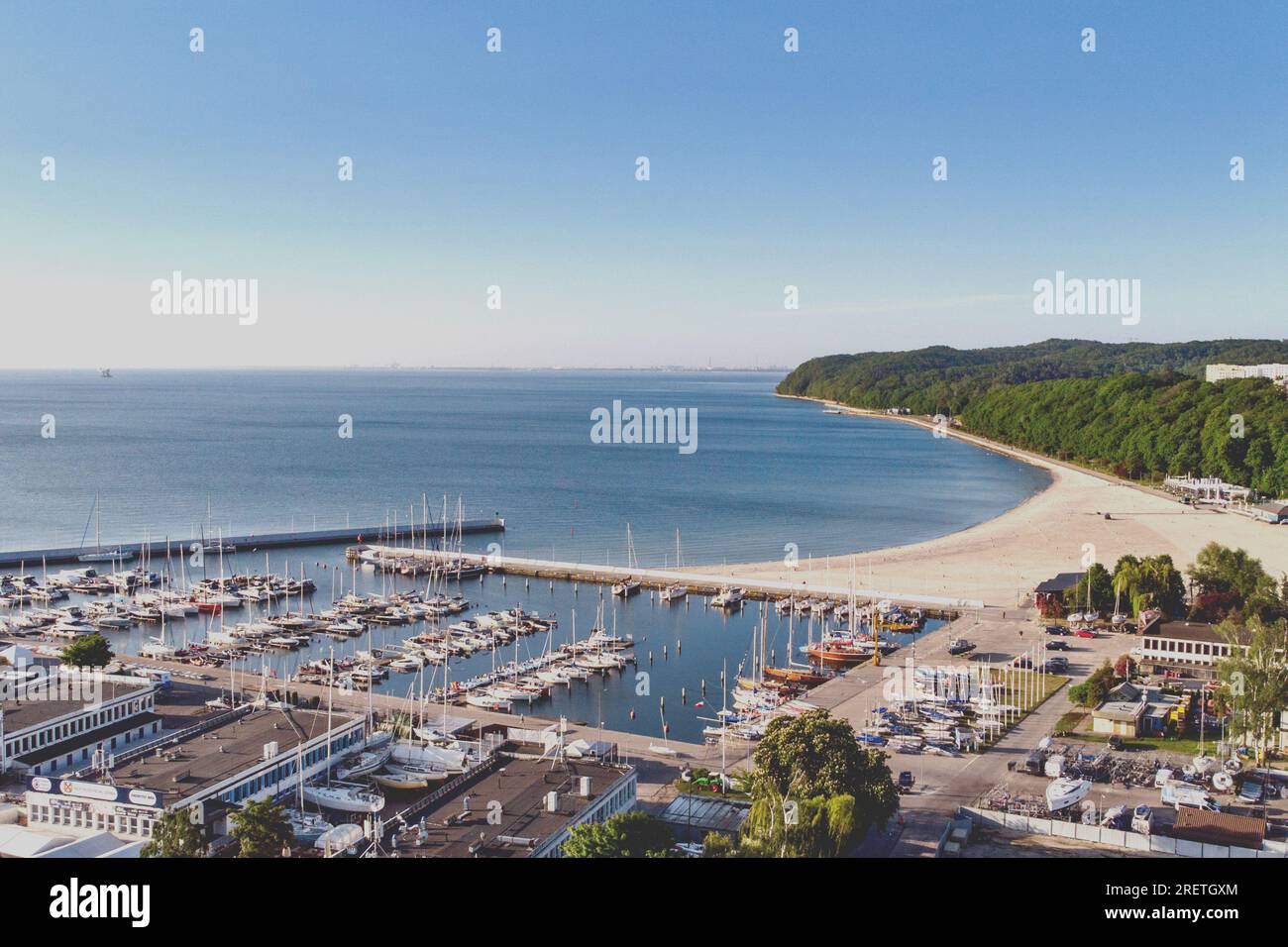 Aerial view forest in gdansk hi-res stock photography and images - Alamy