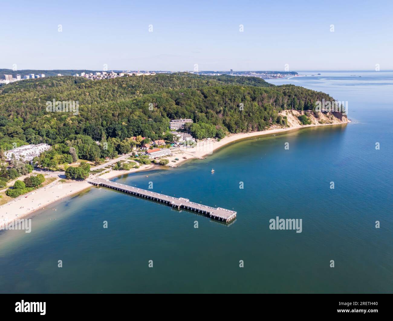 Gdynia Orlowo Aerial View Stock Photo - Alamy