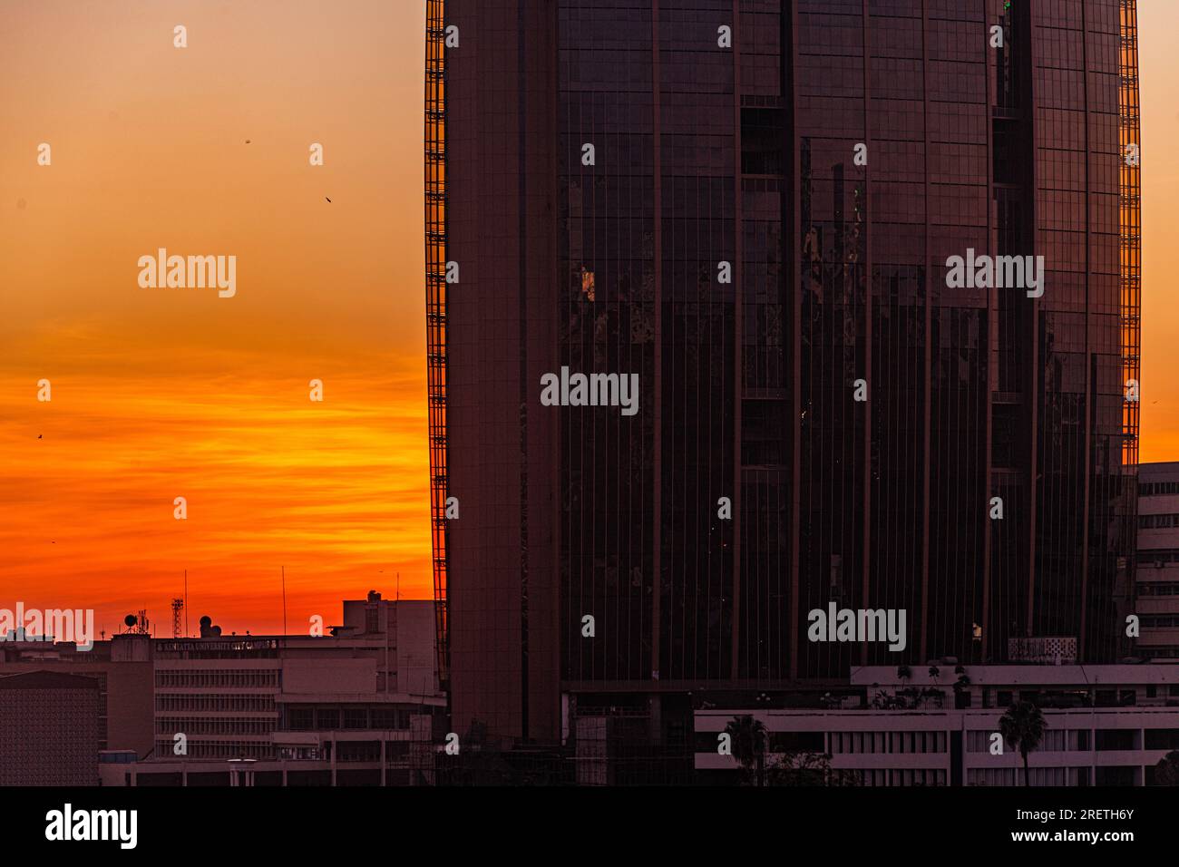 Nairobi Cityscape Capital City Of Kenya Modern Skyscrapers Skyline ...