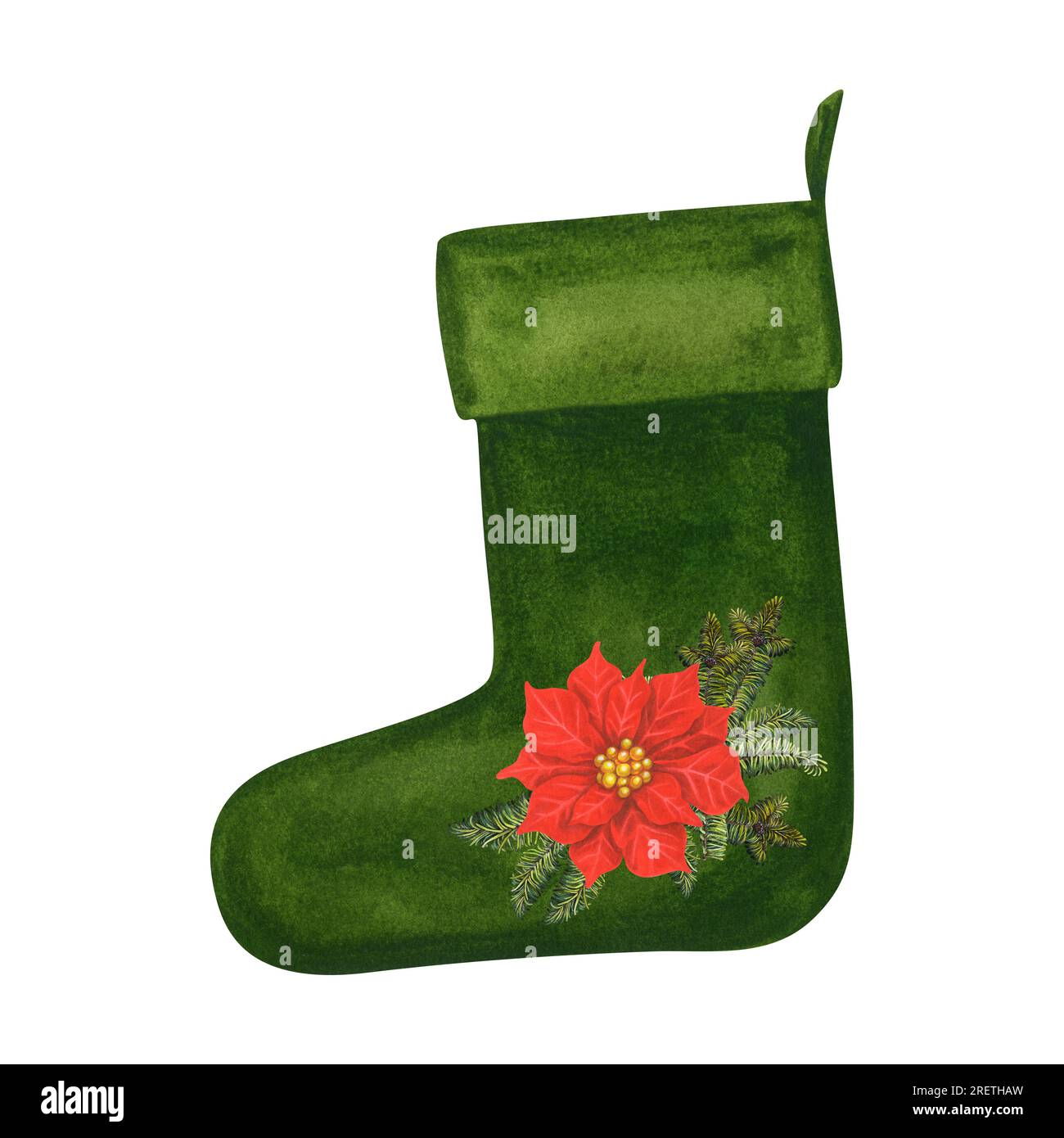 Wrapped christmas socks Cut Out Stock Images & Pictures - Alamy