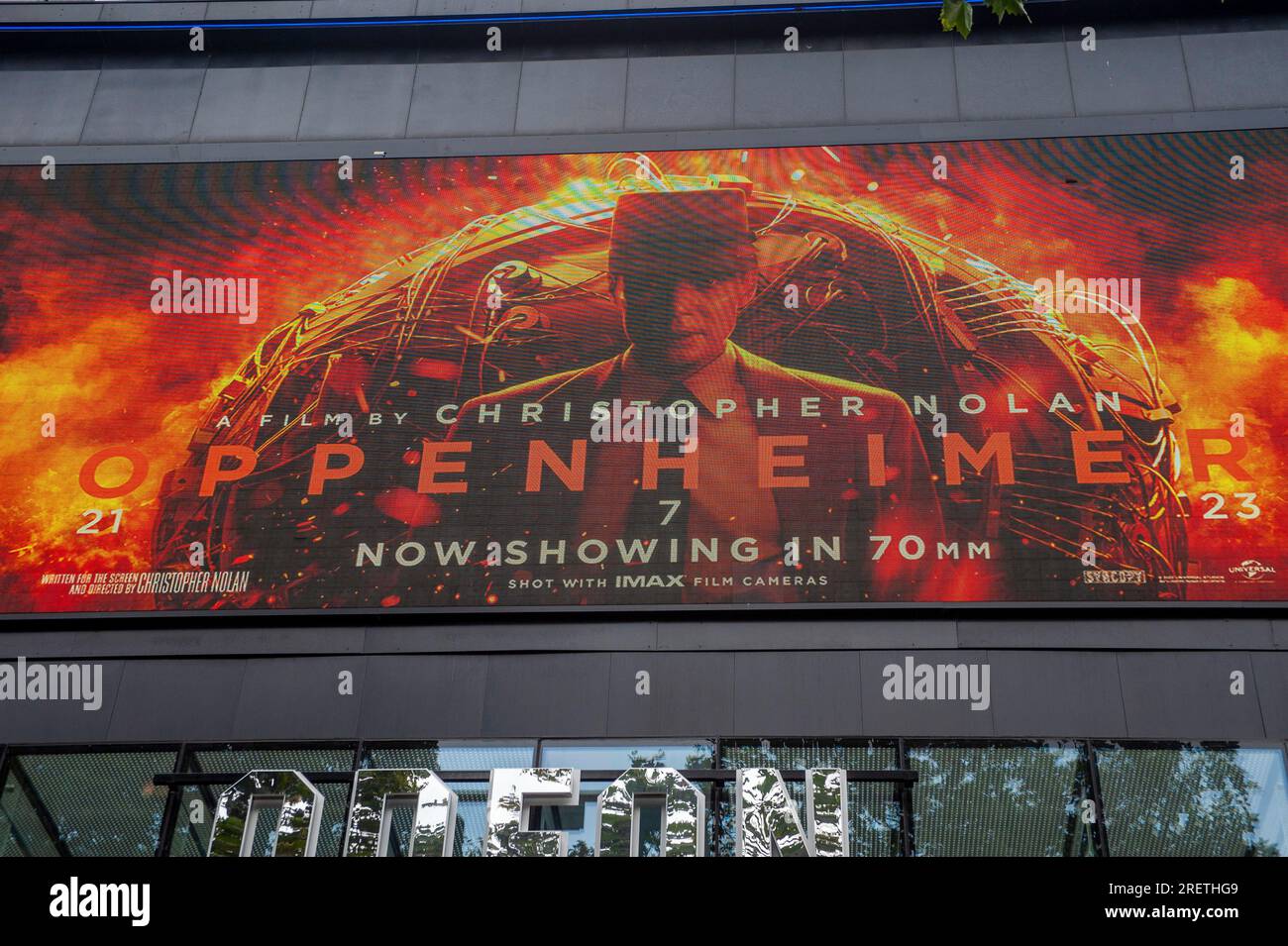 London, UK, 28 July 2023 Barbie and Oppenheimer open at the Odeon ...