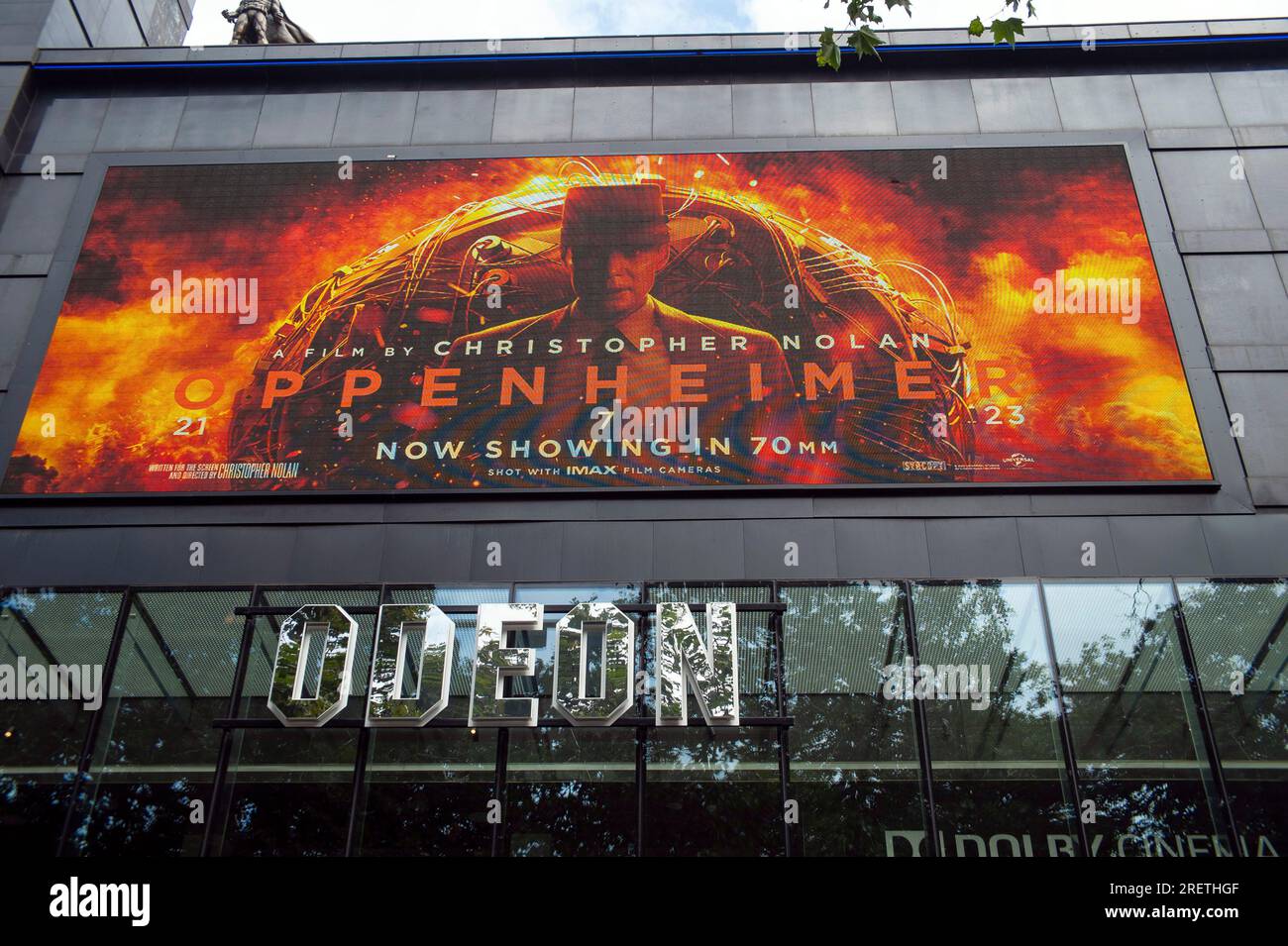 London, UK, 28 July 2023 Barbie and Oppenheimer open at the Odeon ...