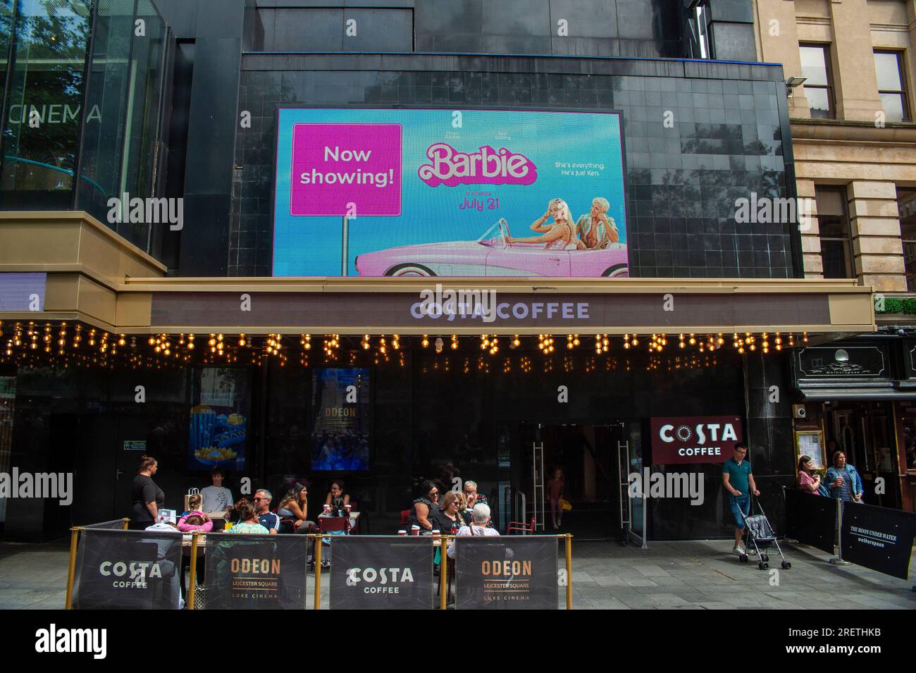 London, UK, 28 July 2023 Barbie and Oppenheimer open at the Odeon ...