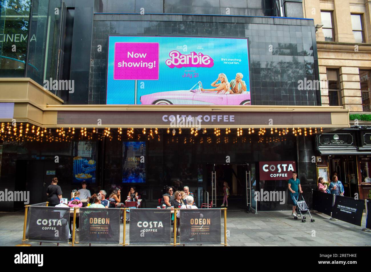 London, UK, 28 July 2023 Barbie and Oppenheimer open at the Odeon ...