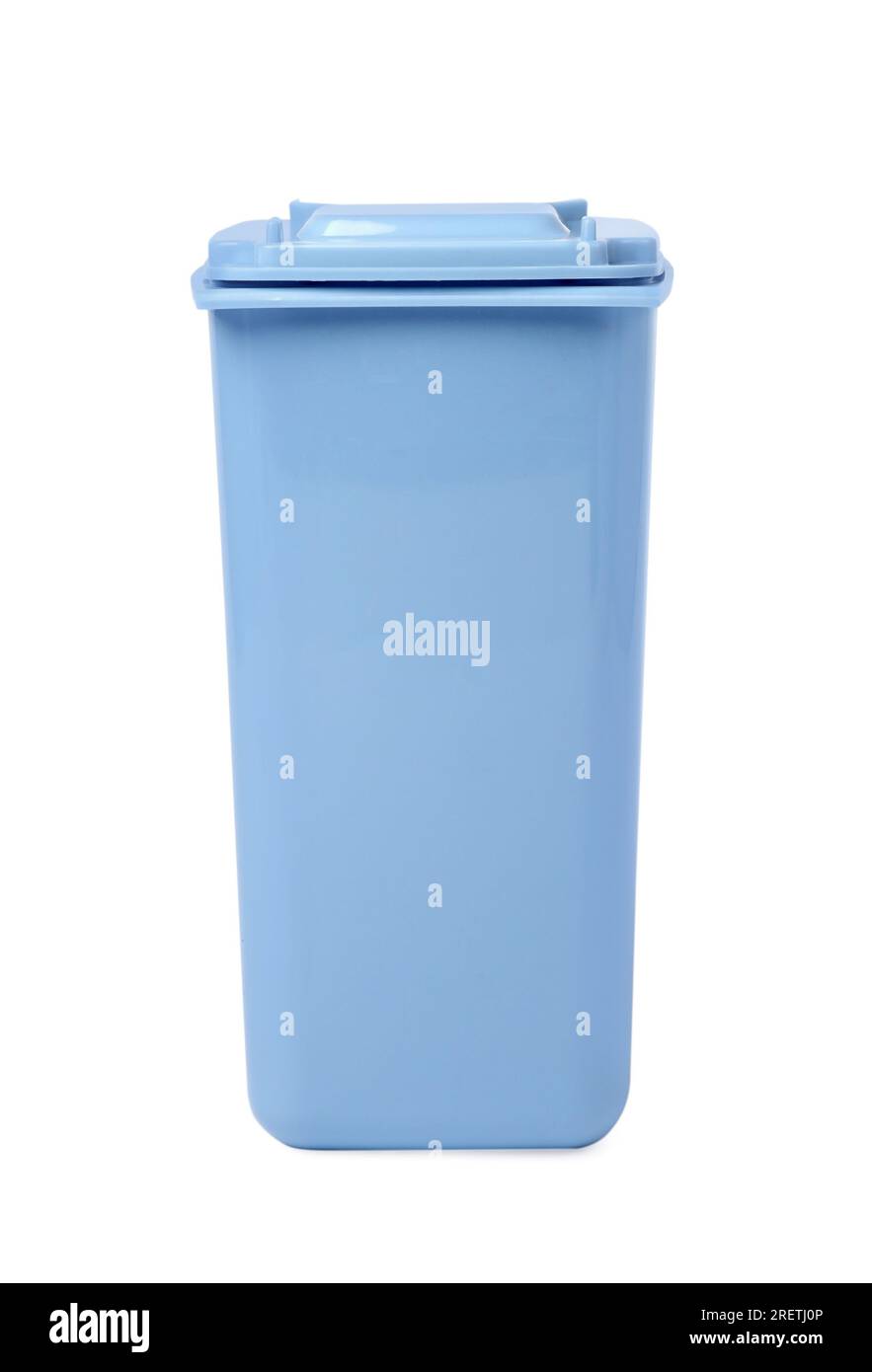 Recycling bin for batteries isolated on white Stock Photo - Alamy