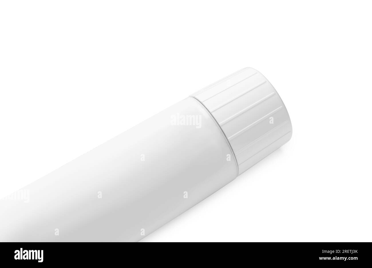 Tube of ointment isolated on white, top view. Space for text Stock ...
