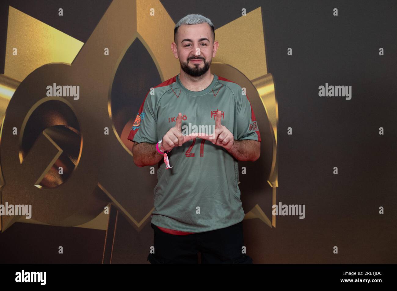 Madrid, Spain. 29th July, 2023. Streamer Papi Gavi pictured during the ...