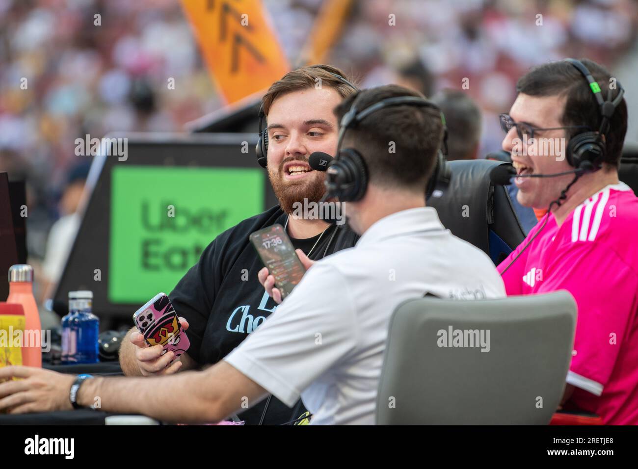 Madrid, Spain. 29th July, 2023. YouTuber and streamer Ibai Llanos is ...