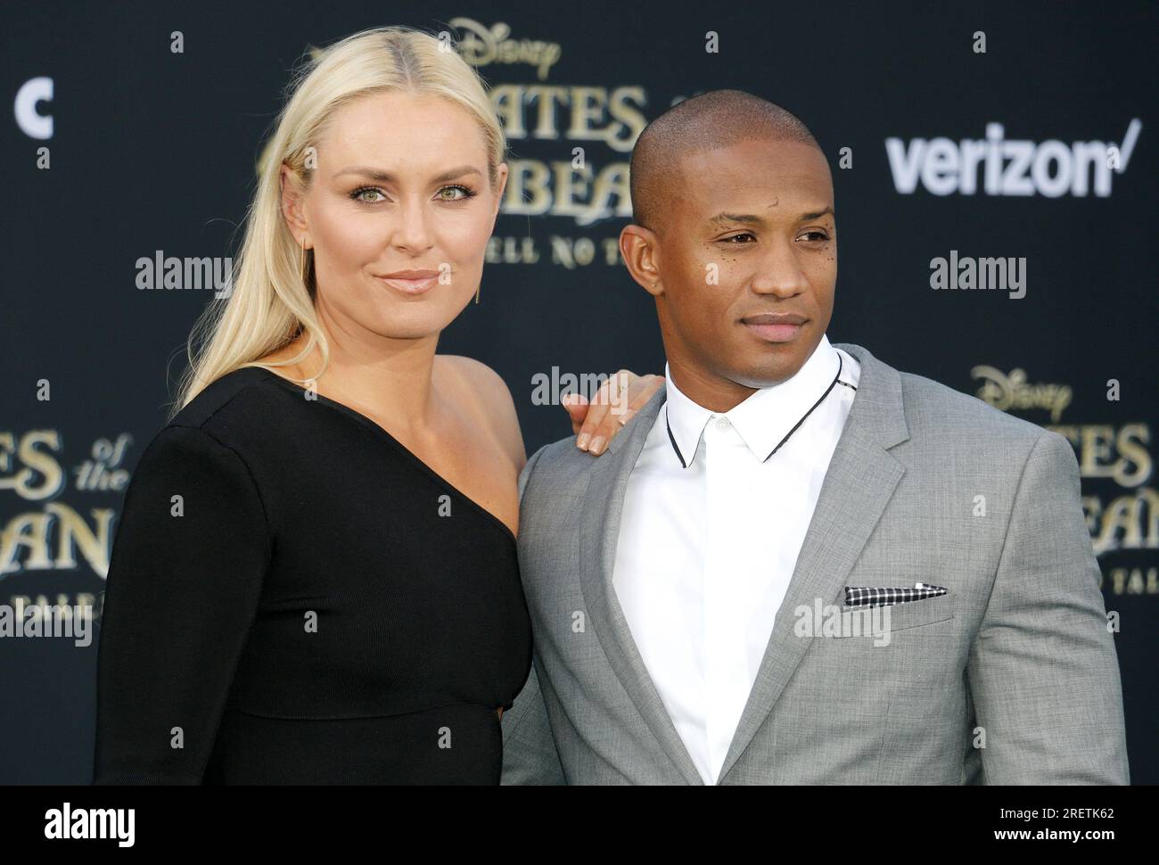 Lindsey Vonn and Kenan Smith at the U.S. premiere of 'Pirates Of The ...